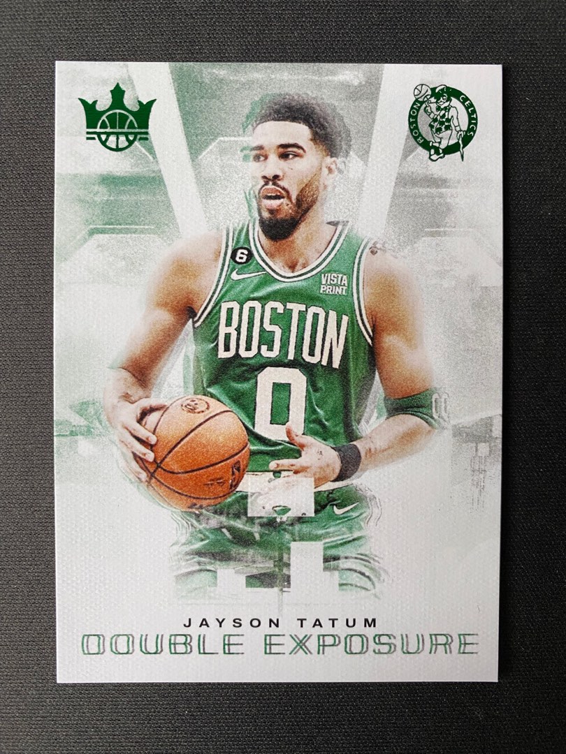 Jayson Tatum 2022-23 Panini Court Kings Double Exposure Green 06/25 ...
