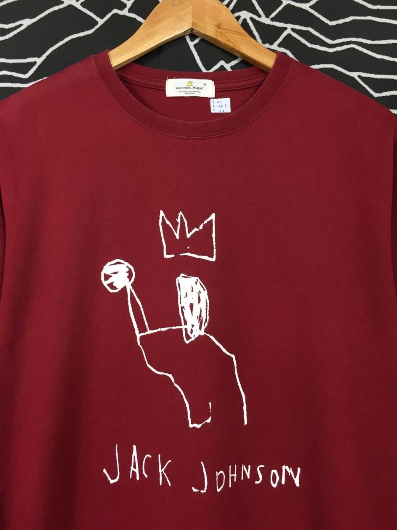 Jean Michel Basquiat Jack Johnson Pop Art Uniqlo Tee, Men's Fashion ...