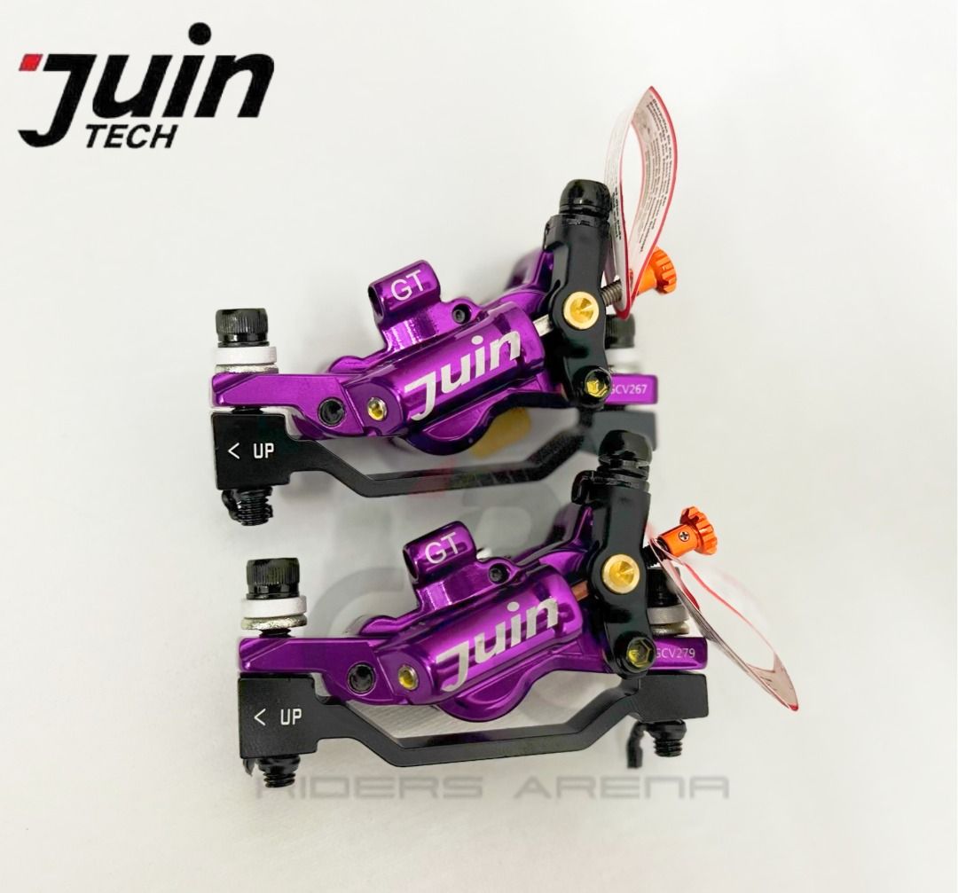 Juin Tech GTP-4 Hybrid Hydraulic Brake Caliper (4 Pistons), Sports ...