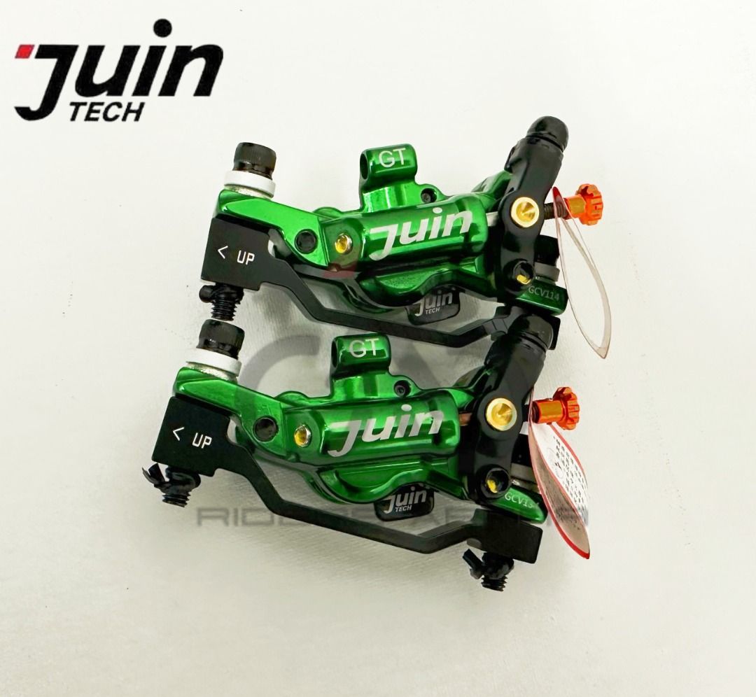 Juin Tech GTP-4 Hybrid Hydraulic Brake Caliper (4 Pistons), Sports ...