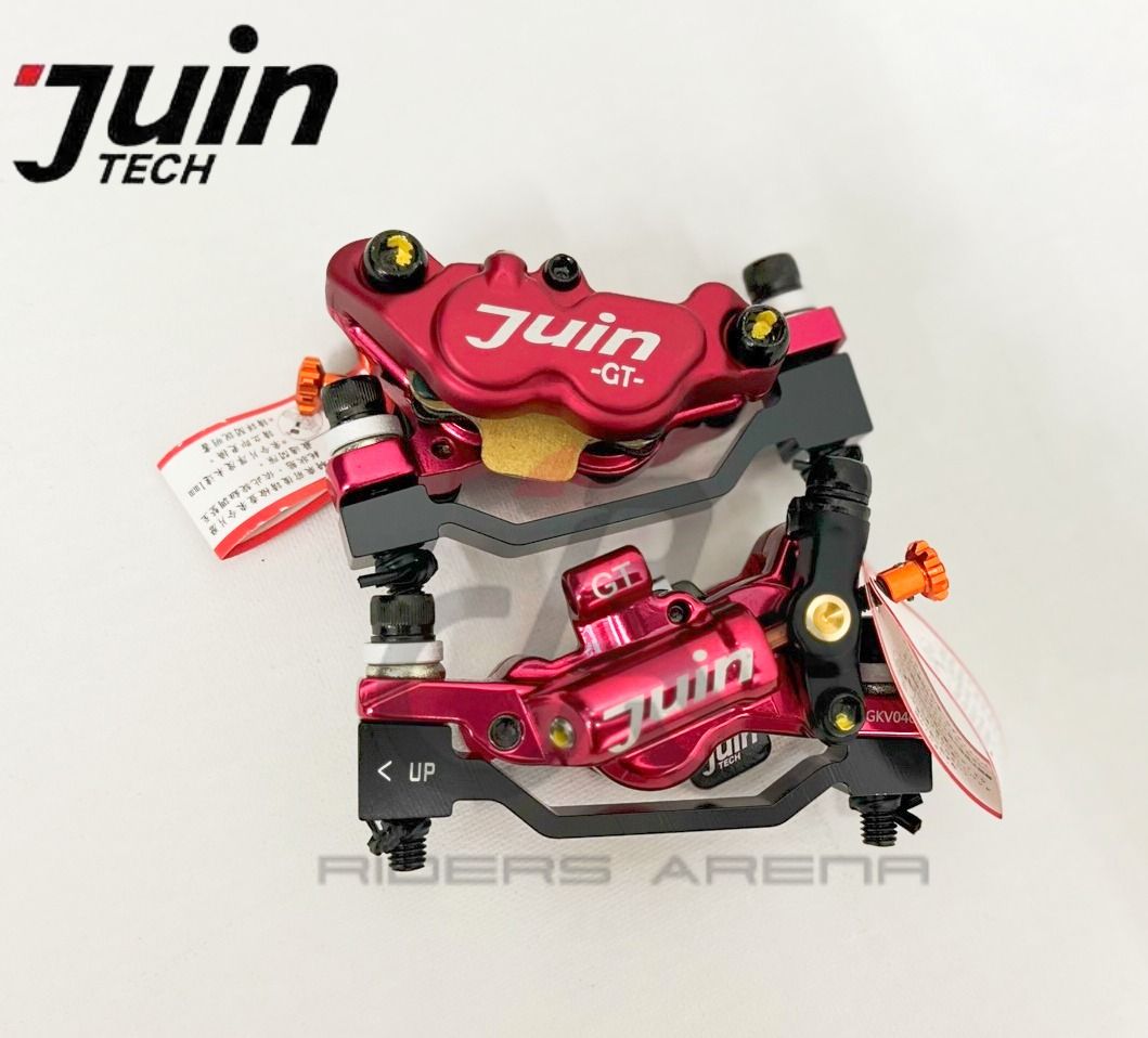 Juin Tech GTP-4 Hybrid Hydraulic Brake Caliper (4 Pistons), Sports ...