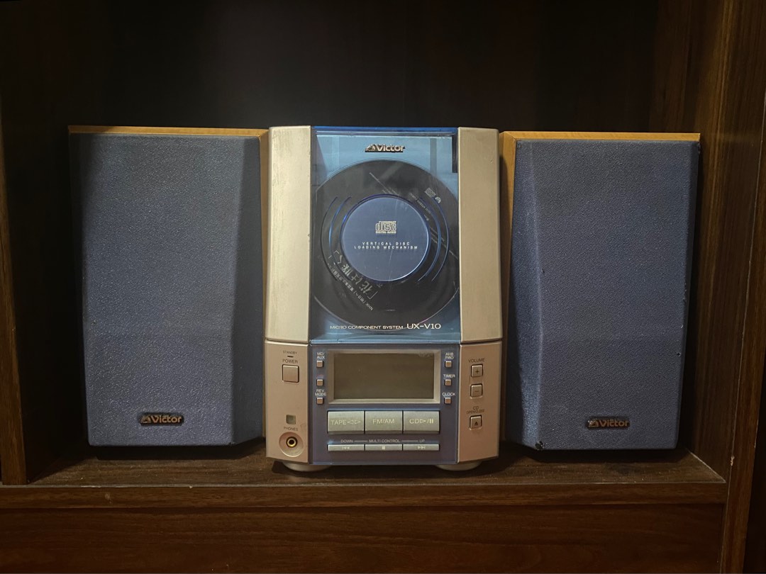 JVC / Victor UX-V10 Japan Vertical CD Player Micro Component System ...