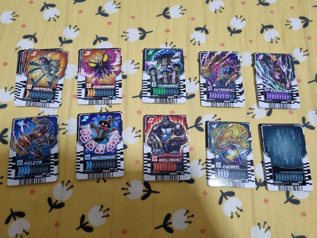 Kamen Rider Gotchard Phase 00 Single Cards including Legend Riders ...