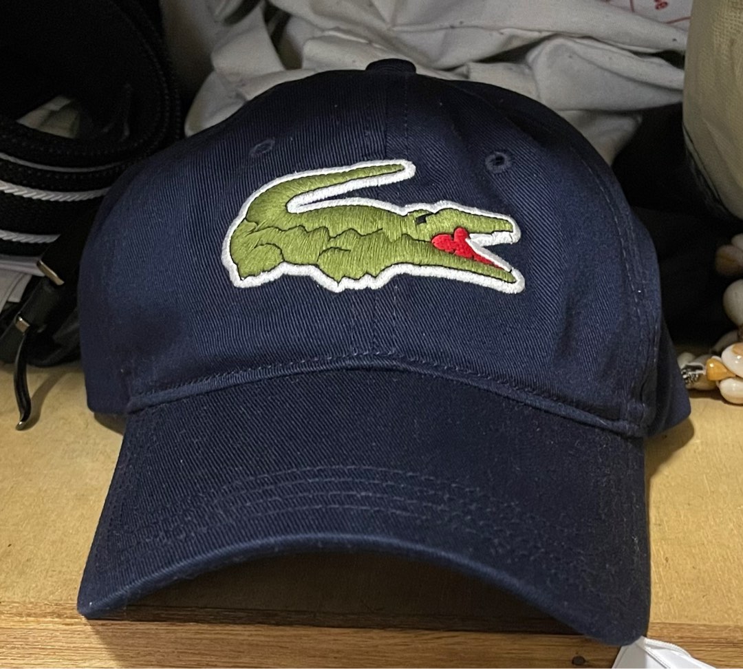 Lacoste big logo cap on Carousell