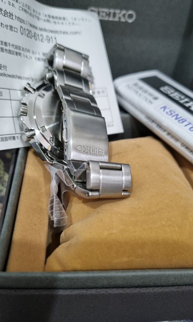 LANGKAH Jam SEIKO SPIRIT DAYTONA SBTR 005 ORI Full Set UNWORN like new Orient neo 70, Fesyen ...