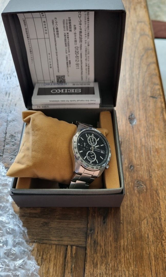 LANGKAH Jam SEIKO SPIRIT DAYTONA SBTR 005 ORI Full Set UNWORN like new Orient neo 70, Fesyen ...