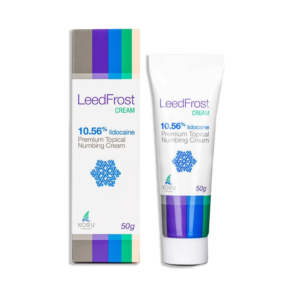 Leedfrost Cream Lidocaine Topical Numbing Cream 50g, Health & Nutrition ...