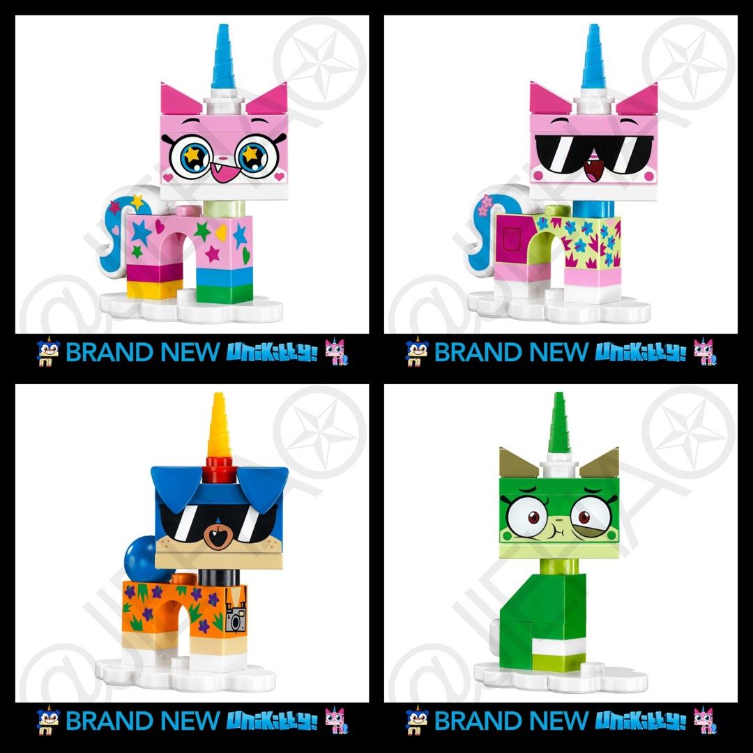 LEGO 41775 Unikitty Series | Rainbow / Shades / Queasy Unikitty ...