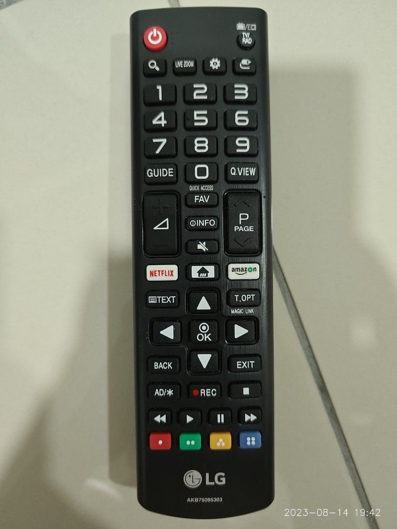 LG remote control smart tv original, TV & Home Appliances, TV ...