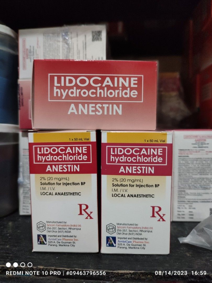 Lidocaine Anestin, Health & Nutrition, Medical Supplies & Tools on ...