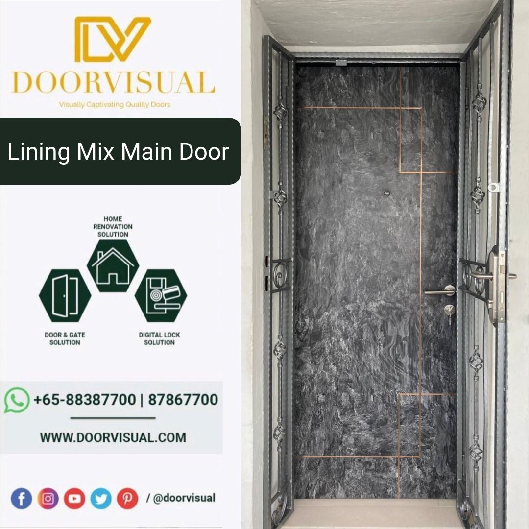 Lining Mix Main Door, Furniture & Home Living, Security & Locks, Locks ...
