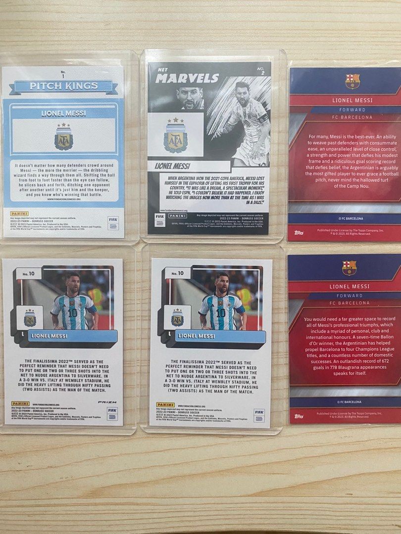 Lionel Messi Lot Football Soccer Sports Card, Hobbies & Toys, Toys ...