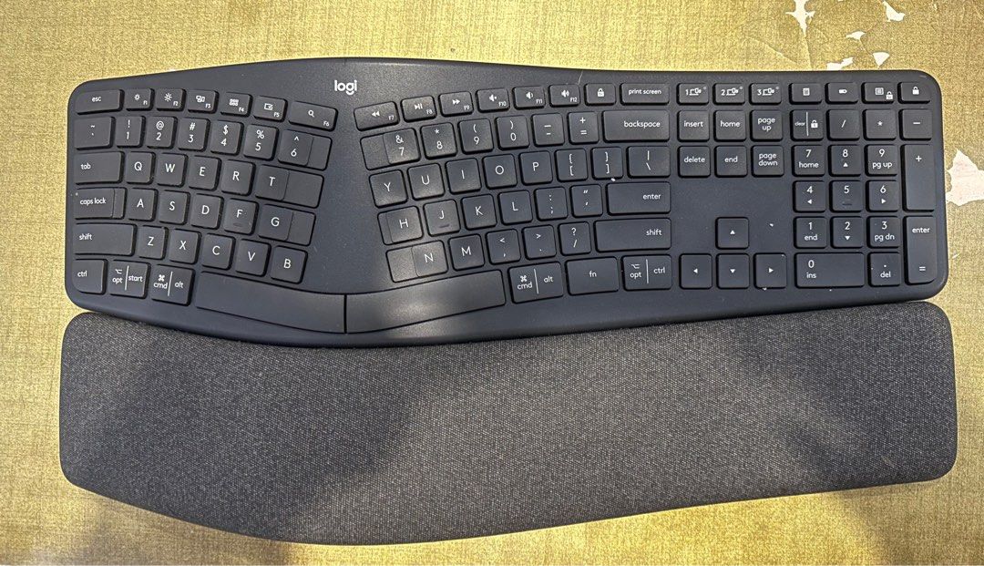 Logitech ERGO K860 Split USB-A Receiver Bluetooth Multi-Connection ...