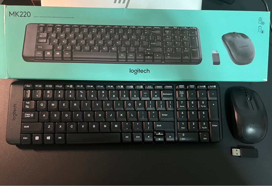 Logitech Mk220 Wireless Keyboard And Mouse Set Computers And Tech Parts And Accessories Computer