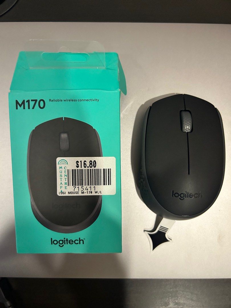 Logitech Wireless Mouse M170, Computers & Tech, Parts & Accessories, Mouse & Mousepads on Carousell