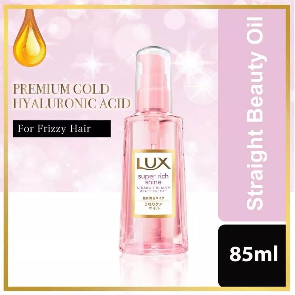 Lux Super Rich Shine Beauty Hair Oil for Frizzy Hair Straight Moisture ...
