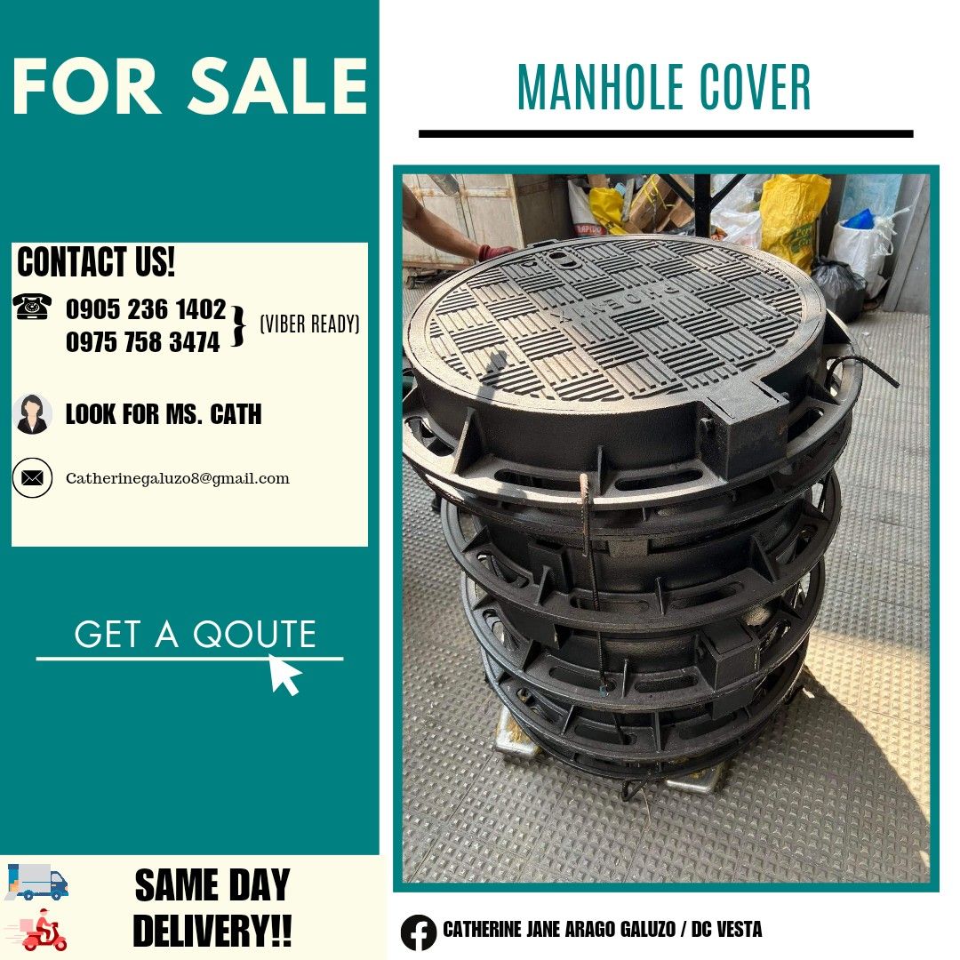 MANHOLE COVER, Commercial & Industrial, Construction Tools & Equipment ...