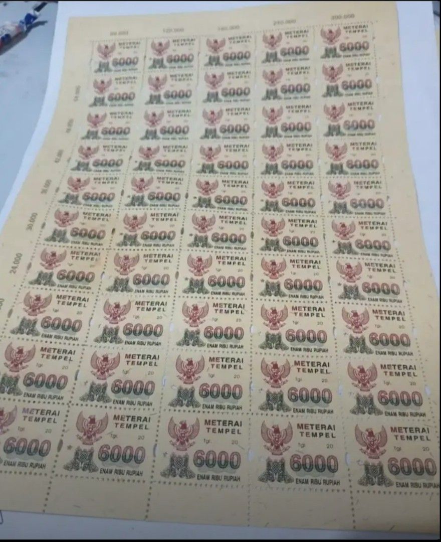 Materai 6000 A 2003-2005, Barang Yang Dicari di Carousell