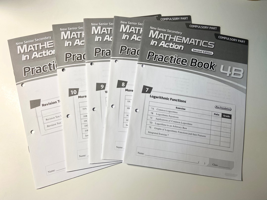 Mathematics in action practice book 4B, 興趣及遊戲, 書本 & 文具, 教科書 - Carousell