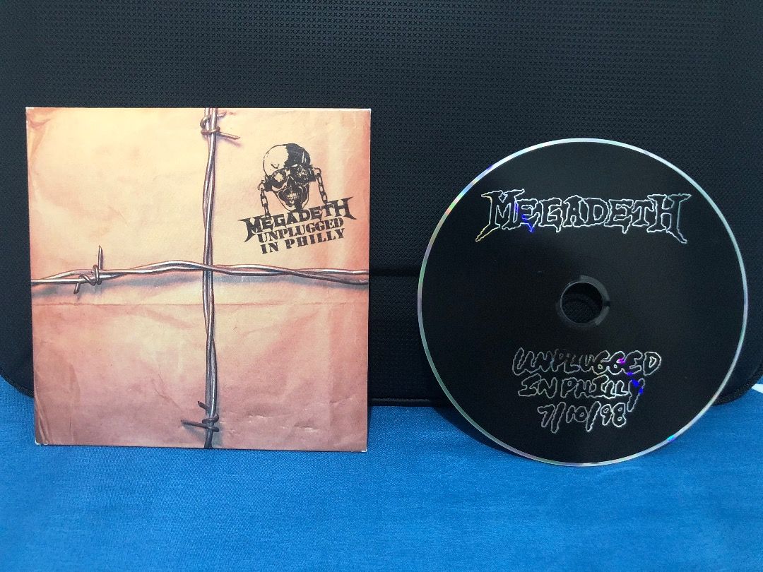 MEGADETH - Unplugged In Philly (RARE), Hobbies & Toys, Music & Media ...