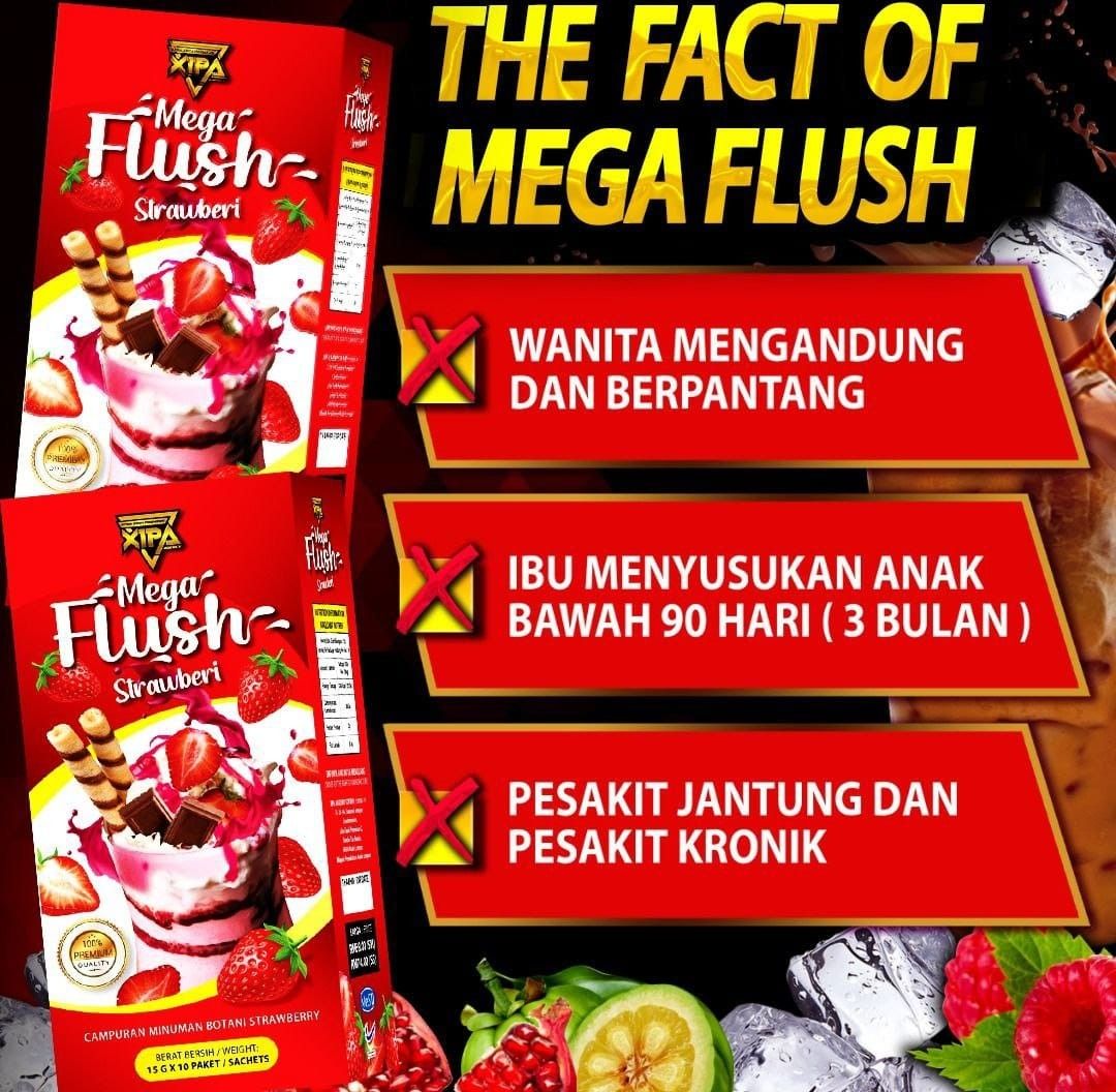 MegaFlush Strawberi, Health & Nutrition, Health Supplements, Health ...