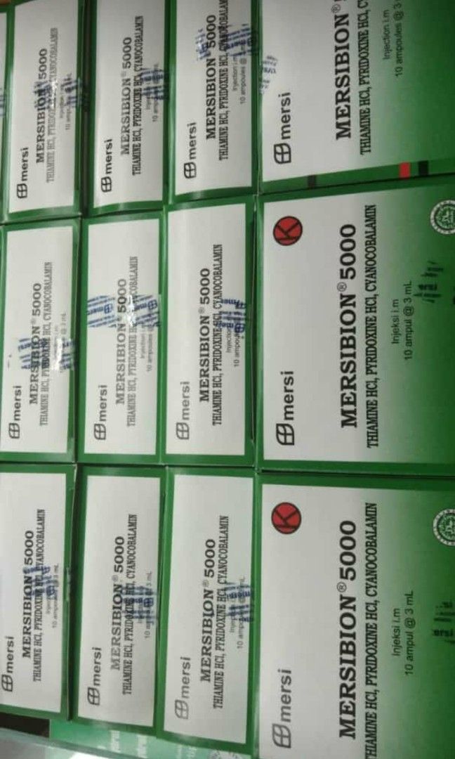 MERSIBION INJEKSI, Kesehatan & Kecantikan, Kulit, Sabun & Tubuh di ...