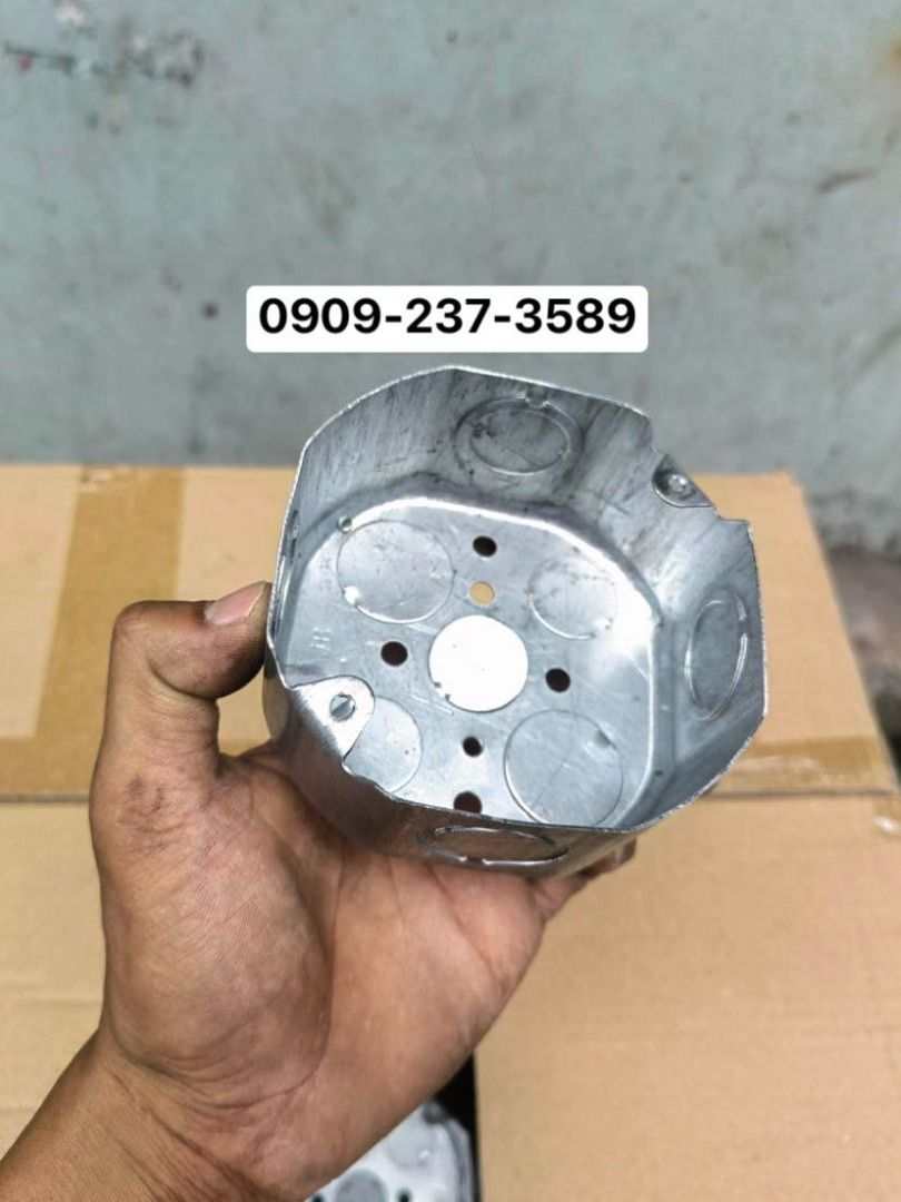 Metal Junction Box W/ Cover (4x4) on Carousell