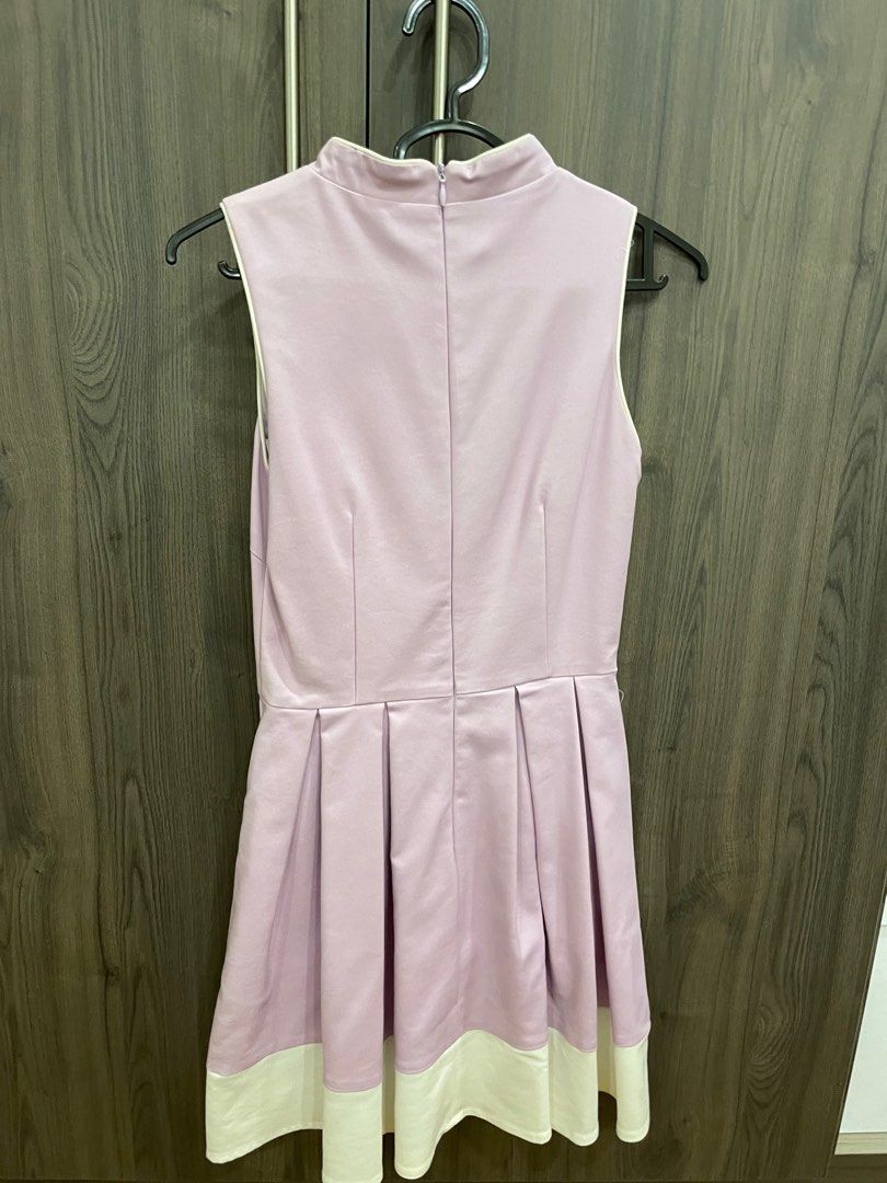 MGP Label Lilac Cheongsam / Qipao with White Details, Women's Fashion ...