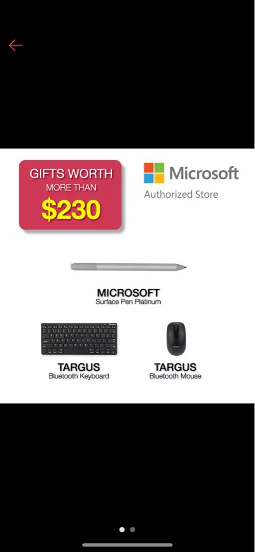 Microsoft Pen (with keyboard and mouse) WITH FREE CASING, Computers ...