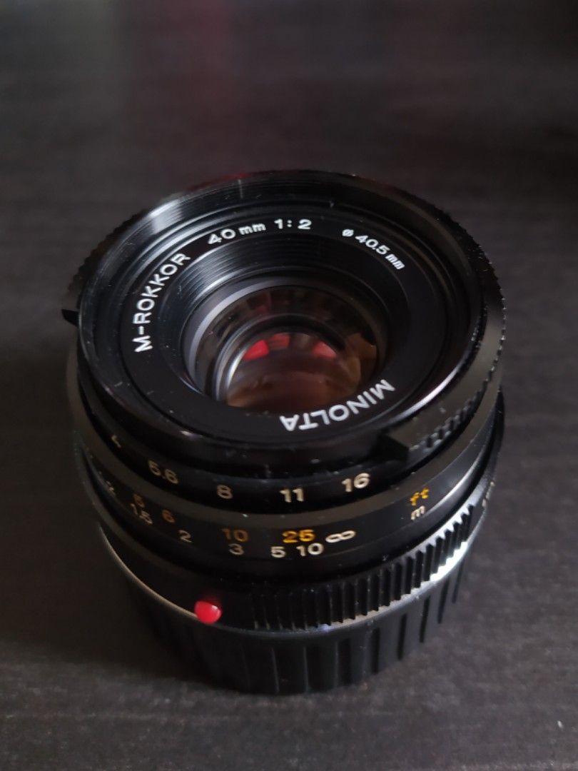 Minolta M-Rokkor 40mm f2 for Leica LM mount (2nd version with multi ...