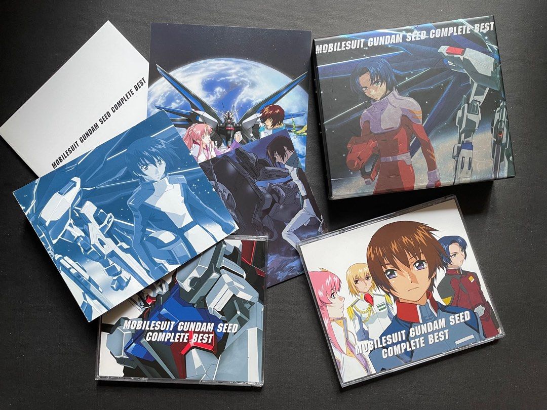 Mobile Suit Gundam Seed Complete Best 日本版 CD + DVD 初回豪華硬盒版 高達 T.M ...