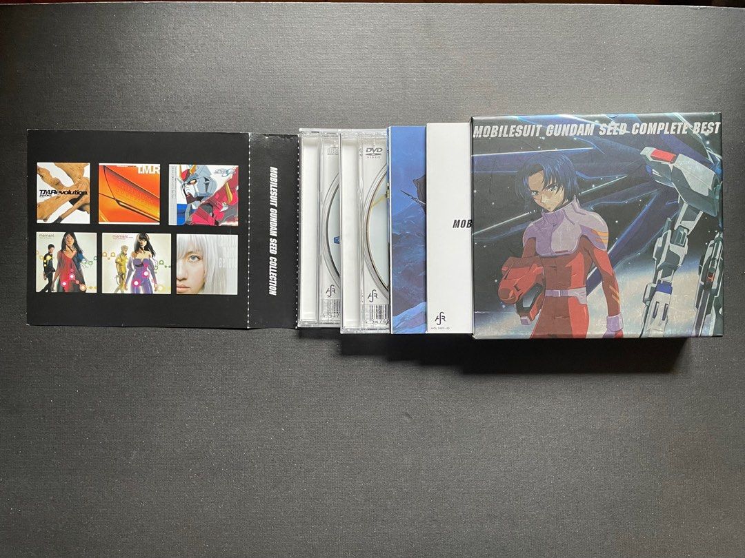 Mobile Suit Gundam Seed Complete Best 日本版 CD + DVD 初回豪華硬盒版 高達 T.M ...