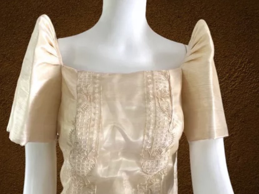 Modern Filipiniana Top on Carousell
