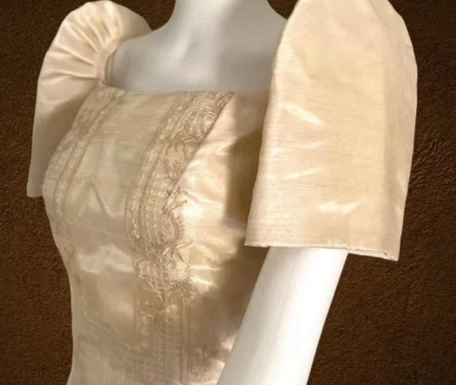 Modern Filipiniana Top on Carousell