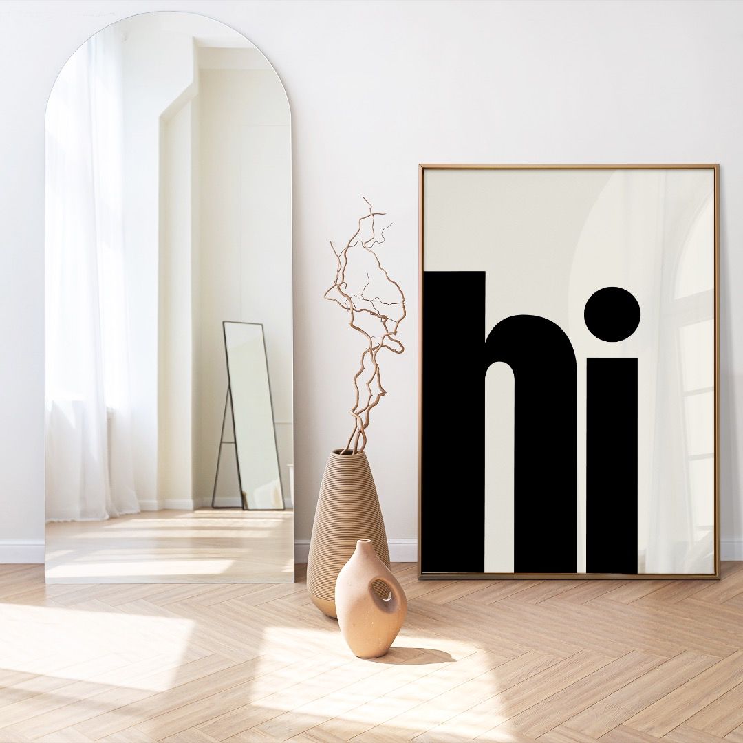 Modern Wall Art, Typo Wall Art, Furniture & Home Living, Home Decor ...