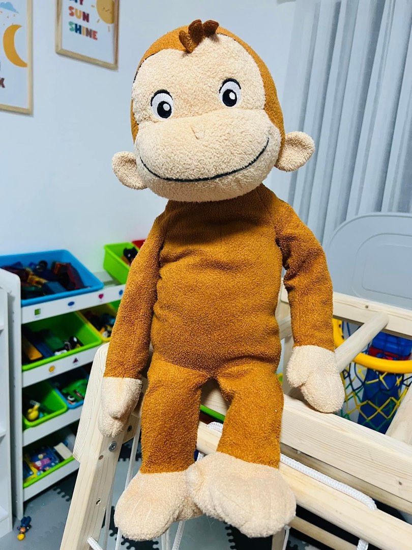 Monkey Stuffed Toy Animals Curious George Authentic on Carousell