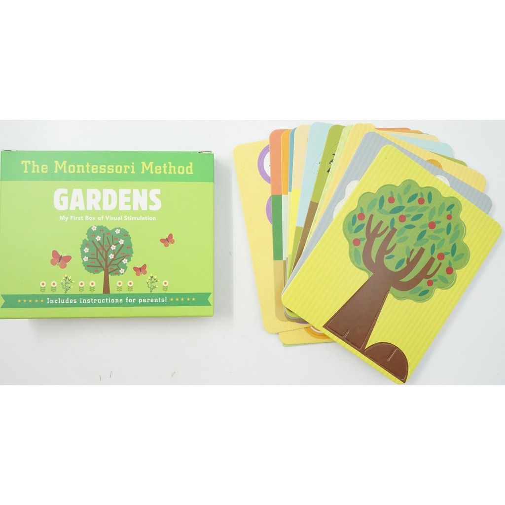 Montessori Method Flash Card 3D - Theme Garden, Hobbies & Toys, Books ...