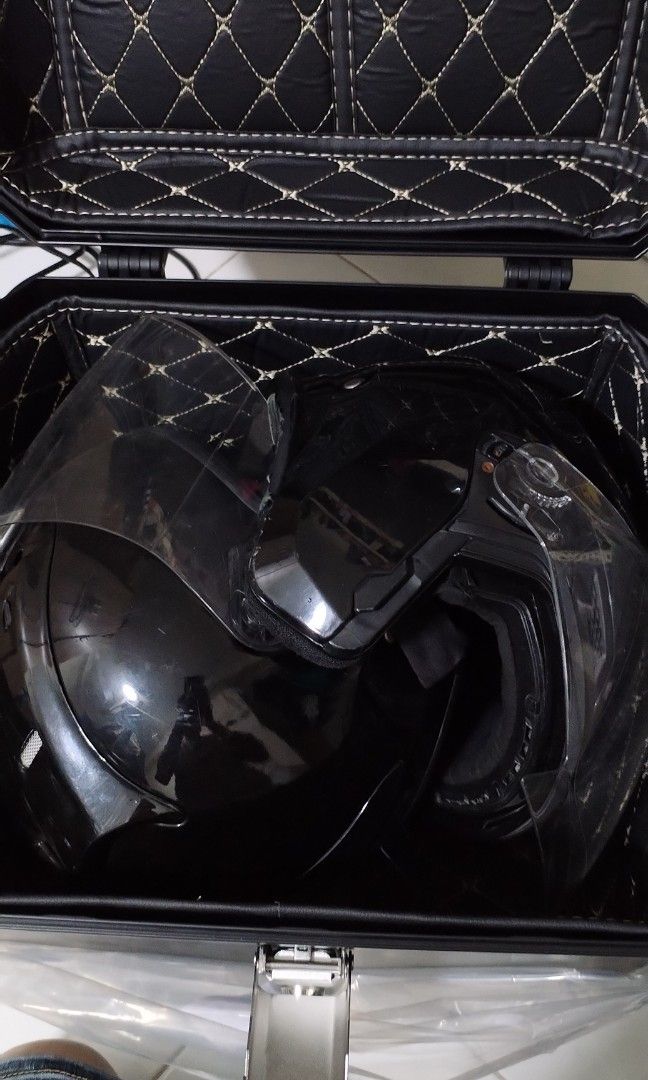 Motorcycle 57L plastic top box, Motorcycles, Motorcycle Accessories on ...