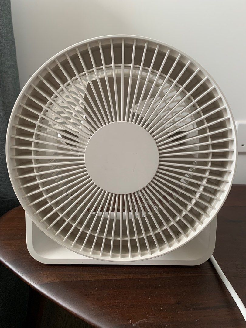 MUJI CIRCULATOR FAN (LOW-NOISE) WHITE, Furniture & Home Living ...