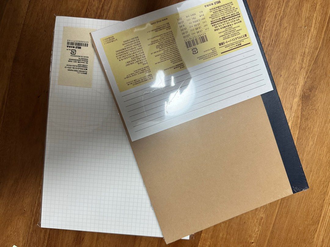Muji Notebooks / paper, Hobbies & Toys, Stationery & Craft, Stationery ...