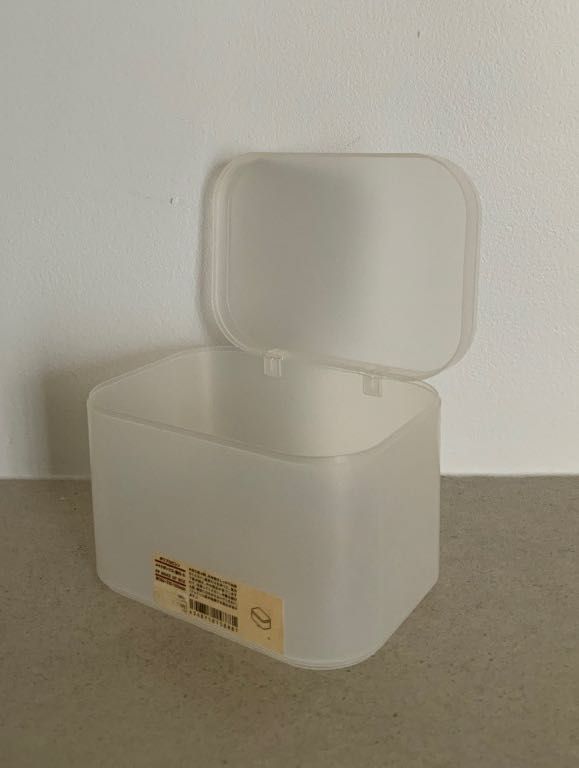 Muji Transparent Storage Plastic Container Box Make Up Box, Furniture ...
