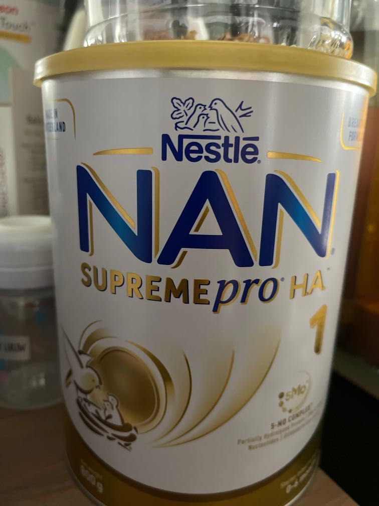 NAN SUPREME PRO HA 1 INFANT MILK POWDER FORMULA BABY NESTLE NEWBORN ...