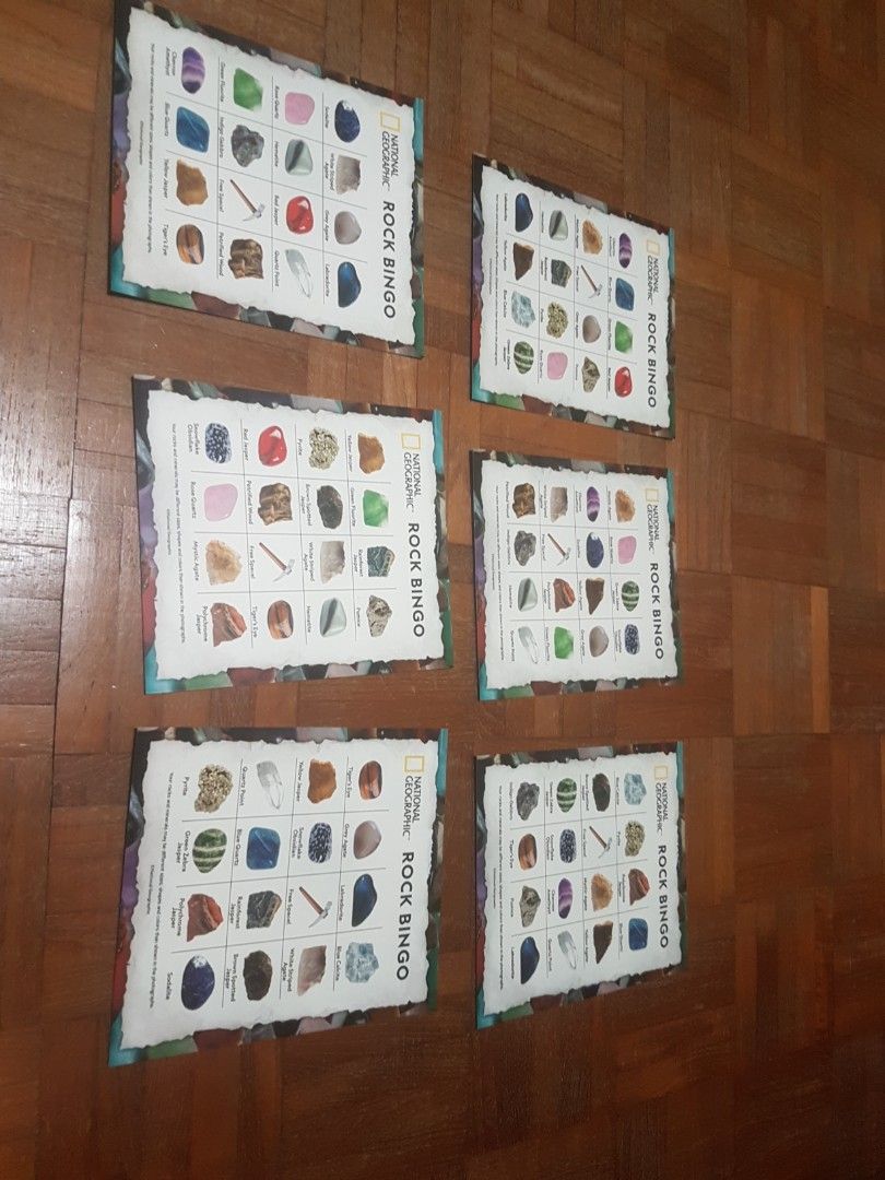 National Geographic ROCK AND MINERAL GAME SET, Hobbies & Toys, Toys ...