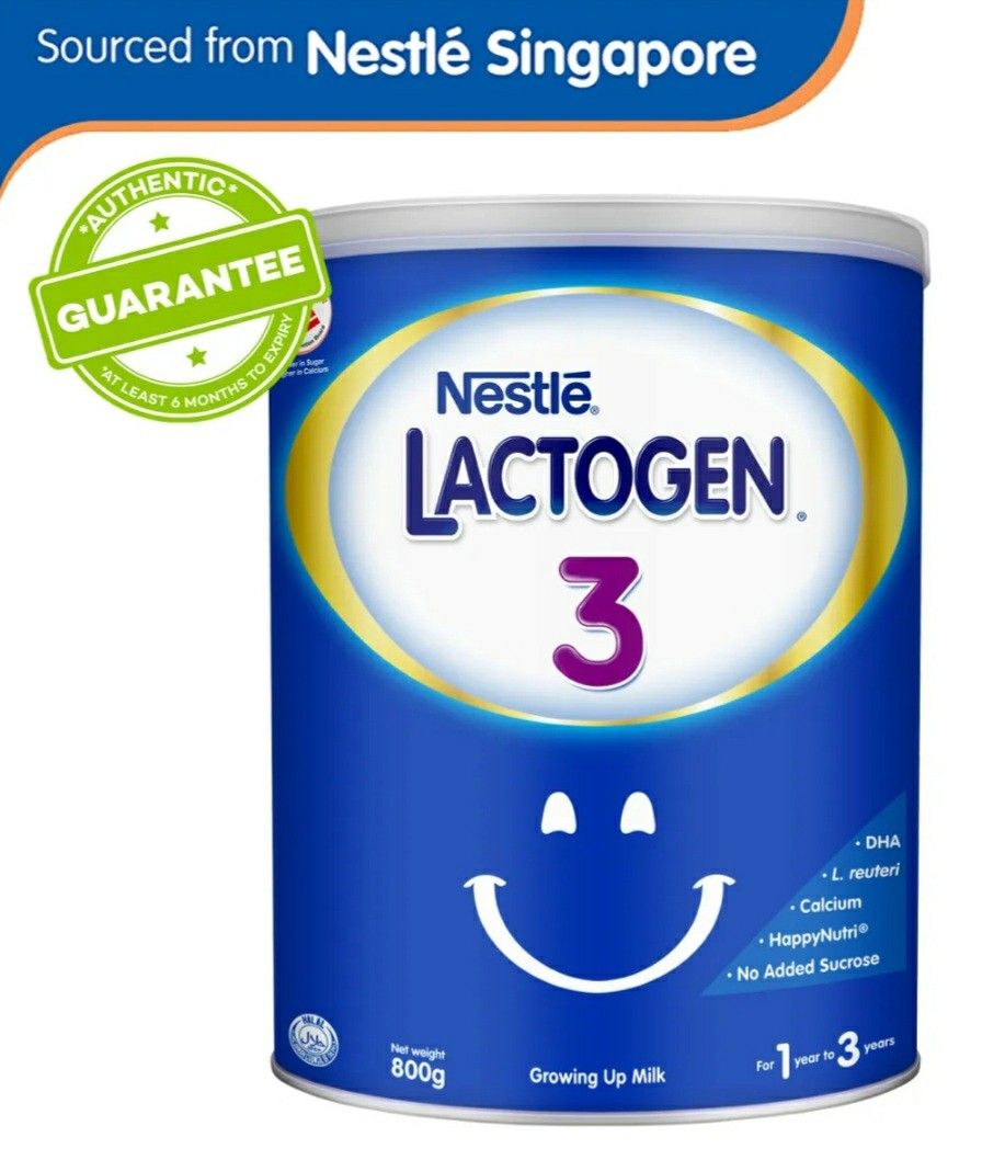 Nestle Lactogen Stage 3 Growing Up Milk 800g, Babies & Kids, Nursing ...