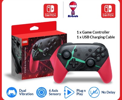 Nintendo Switch Pro Wireless Controller Gamepad Wireless Joystick ...