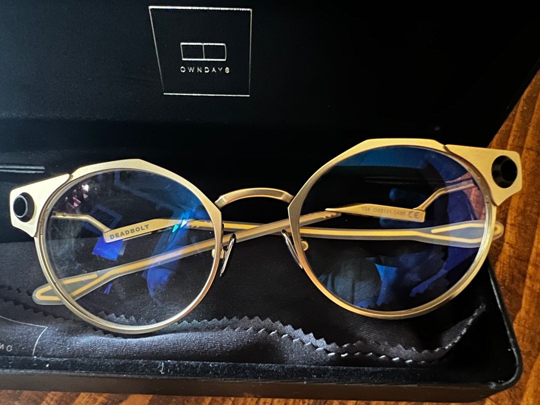 Oakley Deadbolt Gold, Women's Fashion, Watches & Accessories ...