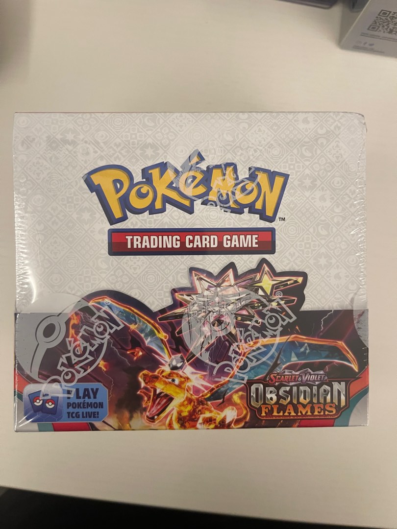 Obsidian Flames booster box, Hobbies & Toys, Toys & Games on Carousell