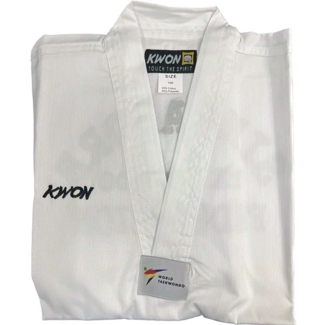 Official Kwon Taekwondo White Dobok Uniform STF Approved, Sports ...