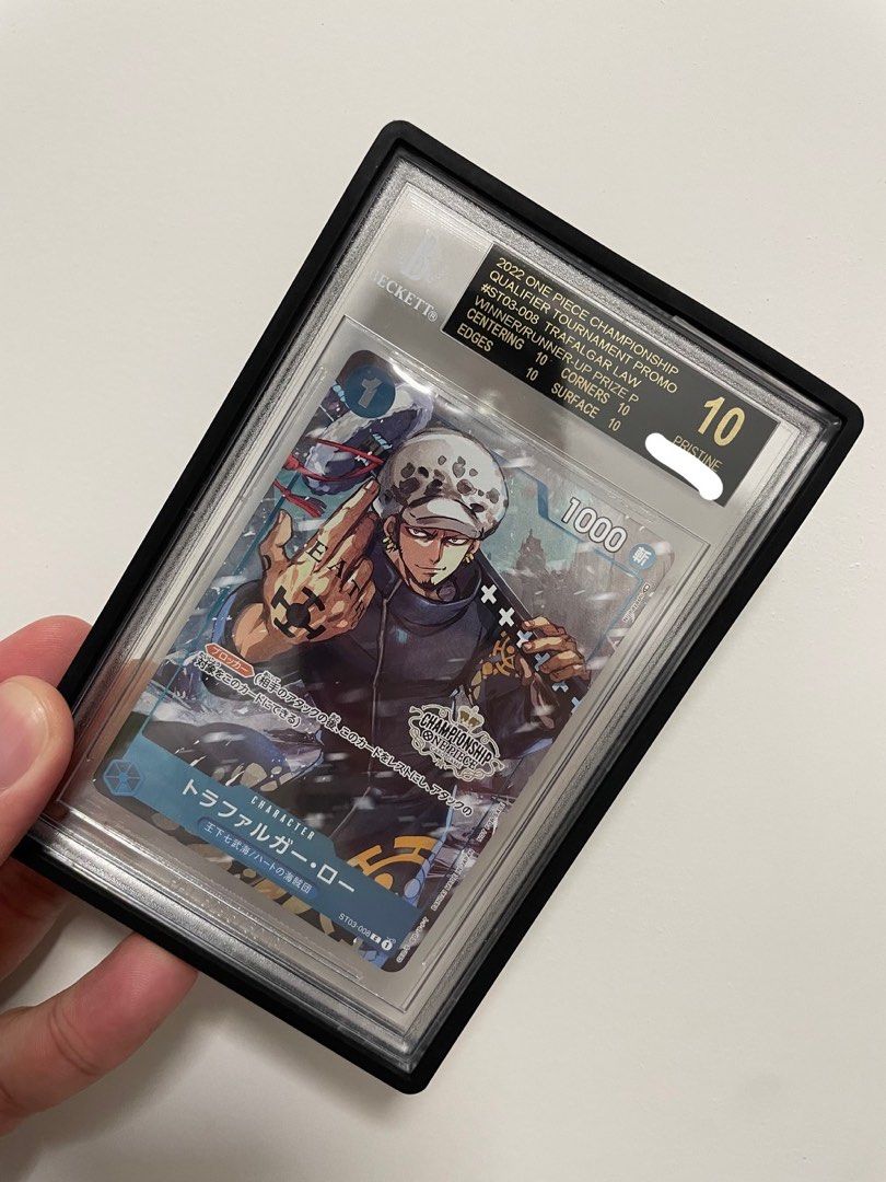 OPTCG Championship Law BGS 10 Black Label, Hobbies & Toys, Toys & Games ...