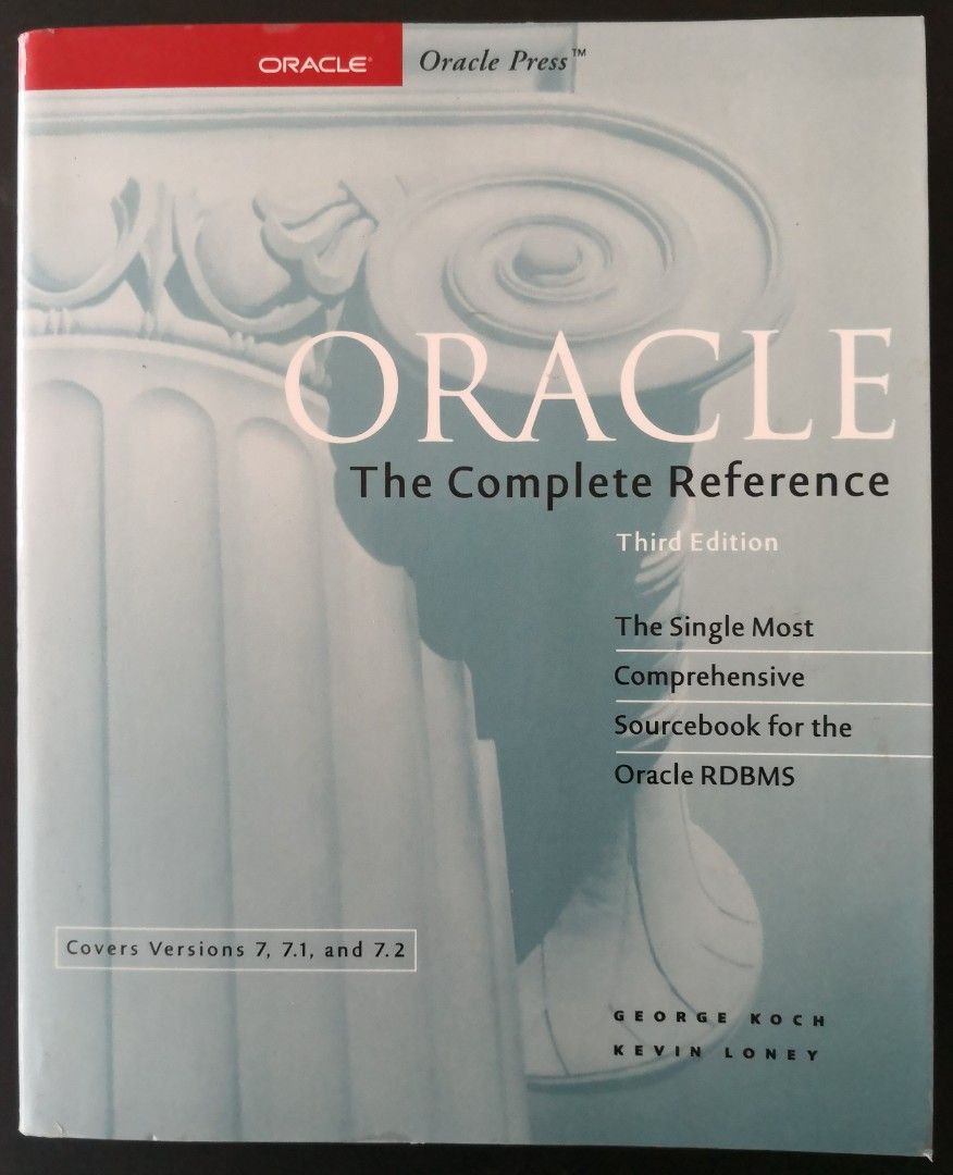 Oracle The Complete Reference Hobbies And Toys Books And Magazines Textbooks On Carousell